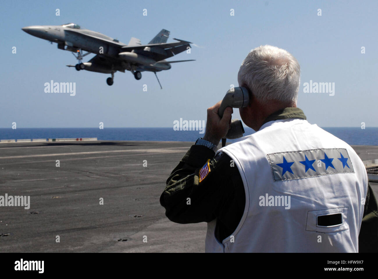 Landing signal officer lso hi-res stock photography and images - Alamy