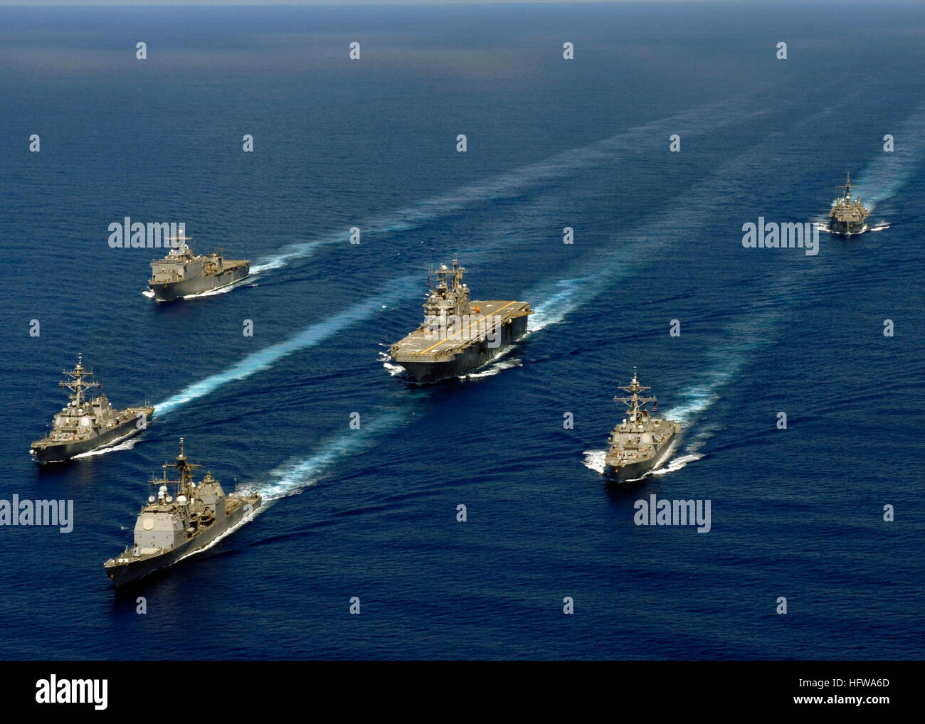 The Nassau Strike Group (NASSG) transits the Atlantic Ocean completing ...