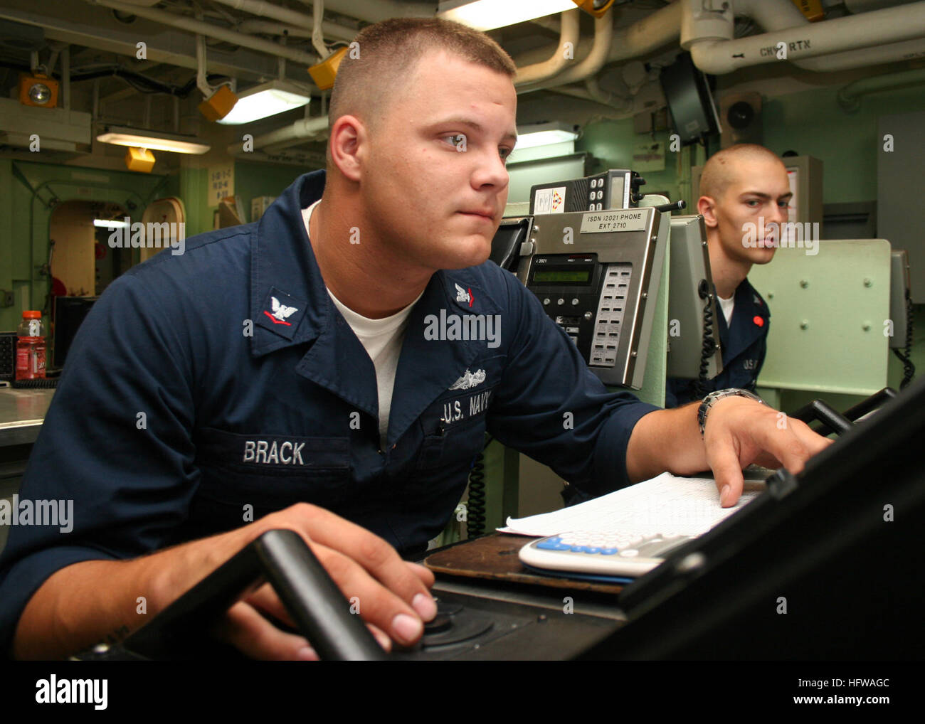 080712-N-6764G-090 ATLANTIC OCEAN (July 12, 2008) Damage Controlman 3rd ...