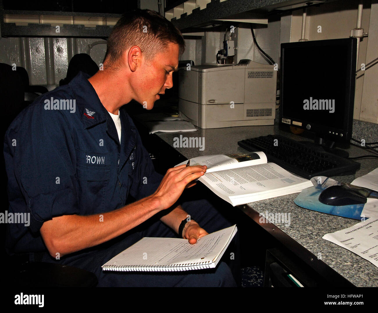 Navy college program for afloat college education hi-res stock ...