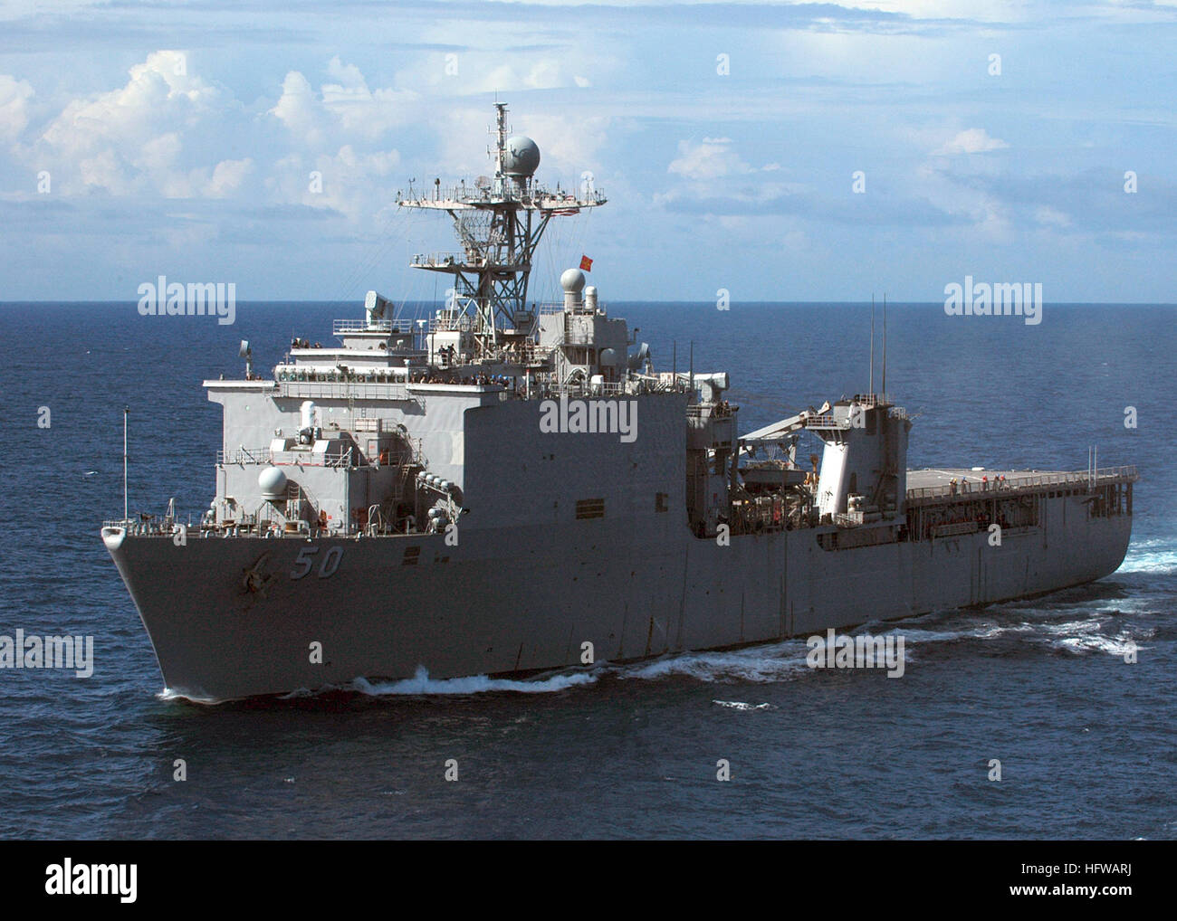 The Amphibious Dock Landing Ship Uss Carter Hall Lsd 50 High Resolution Stock Photography and ...