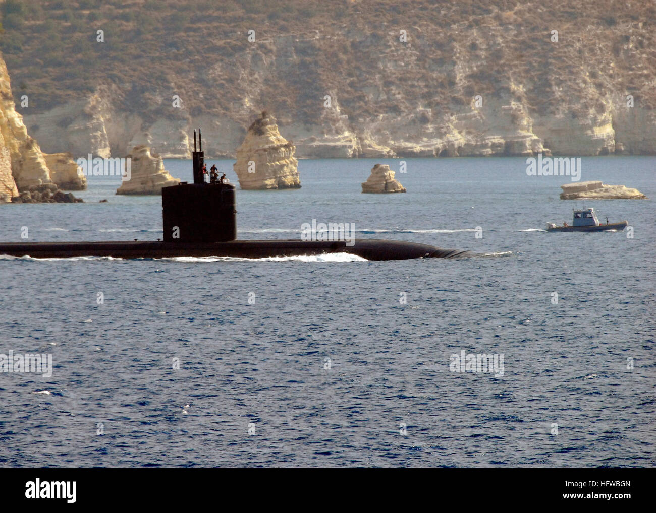 080802-N-0780F-001 Souda Bay, Crete (Aug. 02, 2008) With a harbor ...