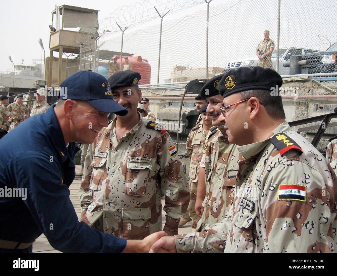 Iraqi naval officers hi-res stock photography and images - Alamy