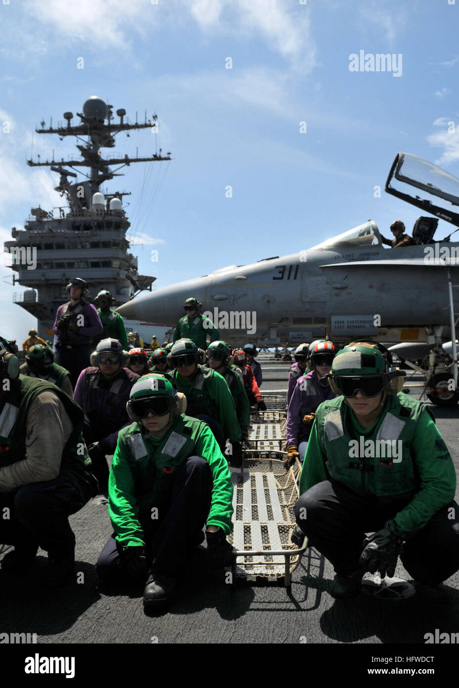 Stretcher bearers aboard uss hi-res stock photography and images - Alamy