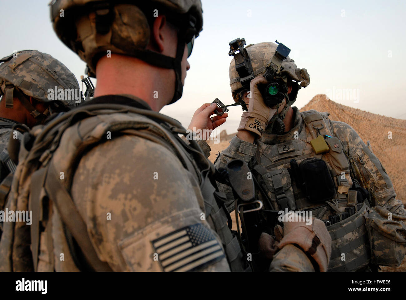 080922-N-6278K-048 FOB FALCON, Iraq (Sept. 22, 2008) Army Staff Sgt. Timothy Cardinal, assigned ...