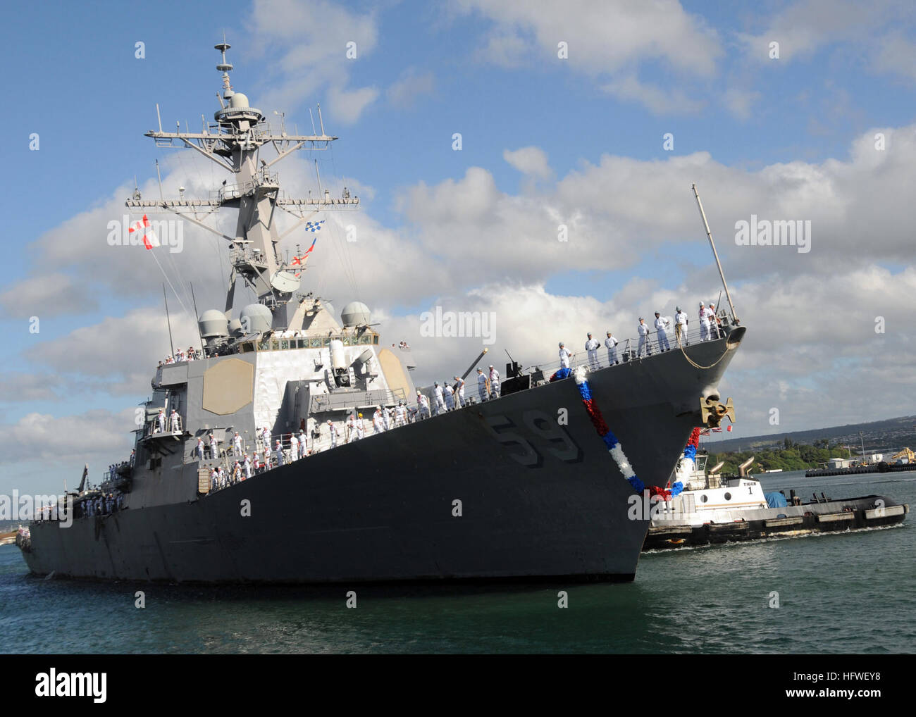 081001-N-9758L-096 PEARL HARBOR, Hawaii (Oct. 1, 2008) The Arleigh ...