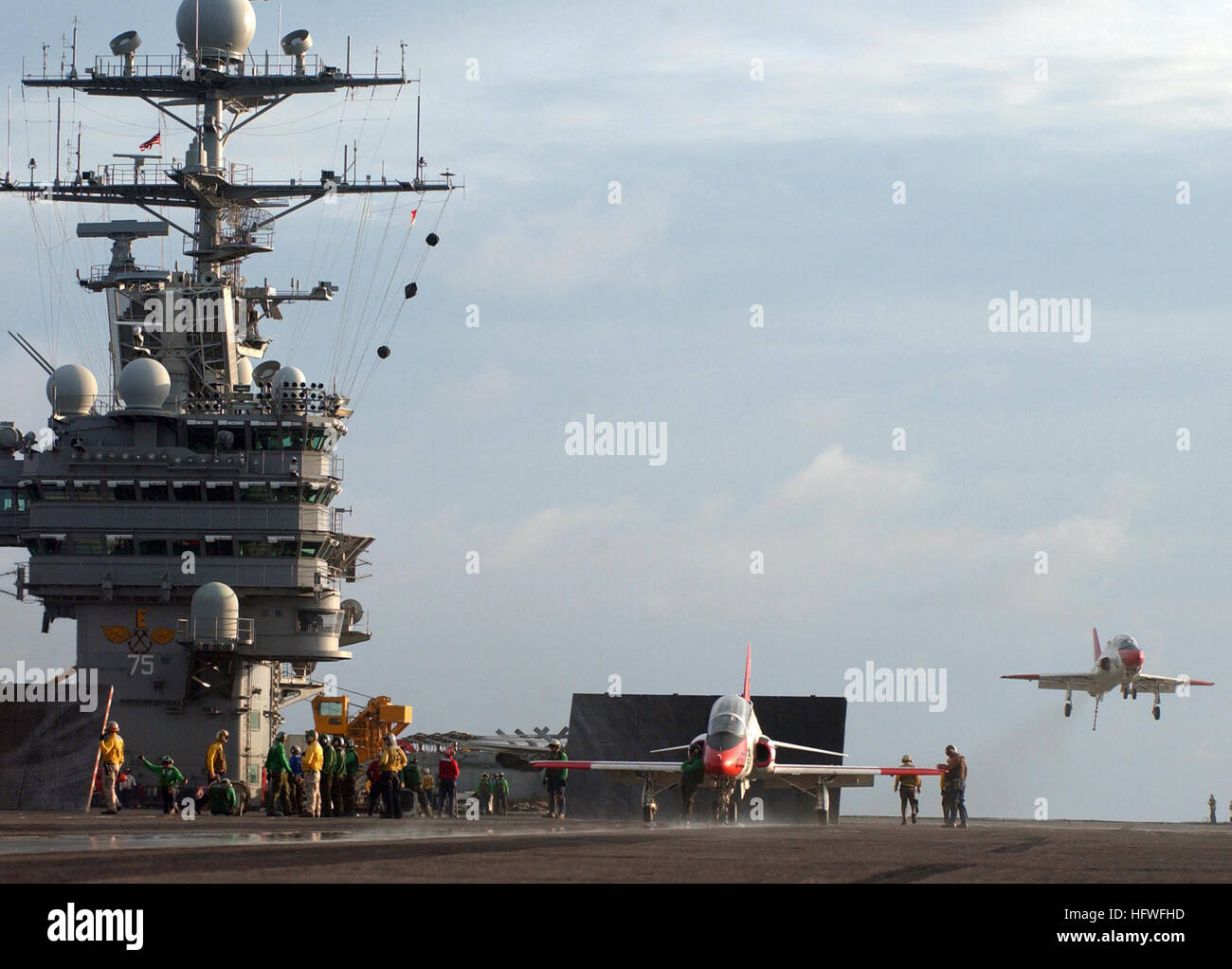 Aircraft carrier landing cable hi-res stock photography and images - Alamy