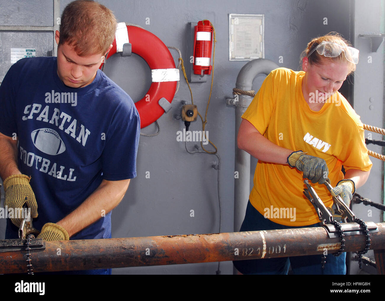 081022-N-5148B-016 PACIFIC OCEAN (Oct. 22, 2008) Ensign James Blanchet ...
