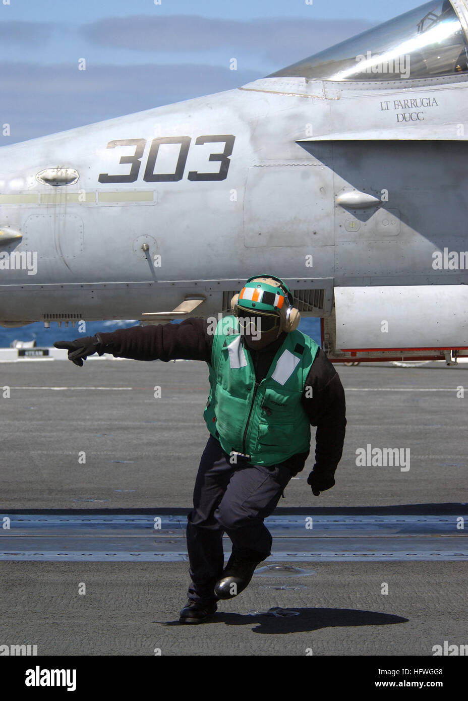 Catapult officer hi-res stock photography and images - Alamy