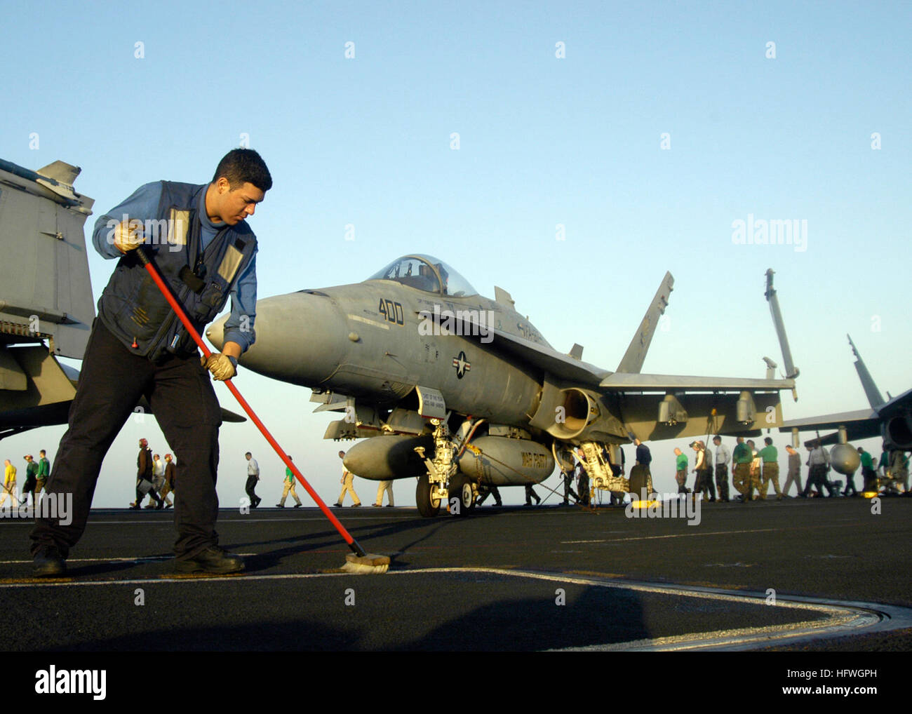 081102-N-5416W-003 GULF OF OMAN (Nov. 2, 2008) Aviation Boatswain's ...