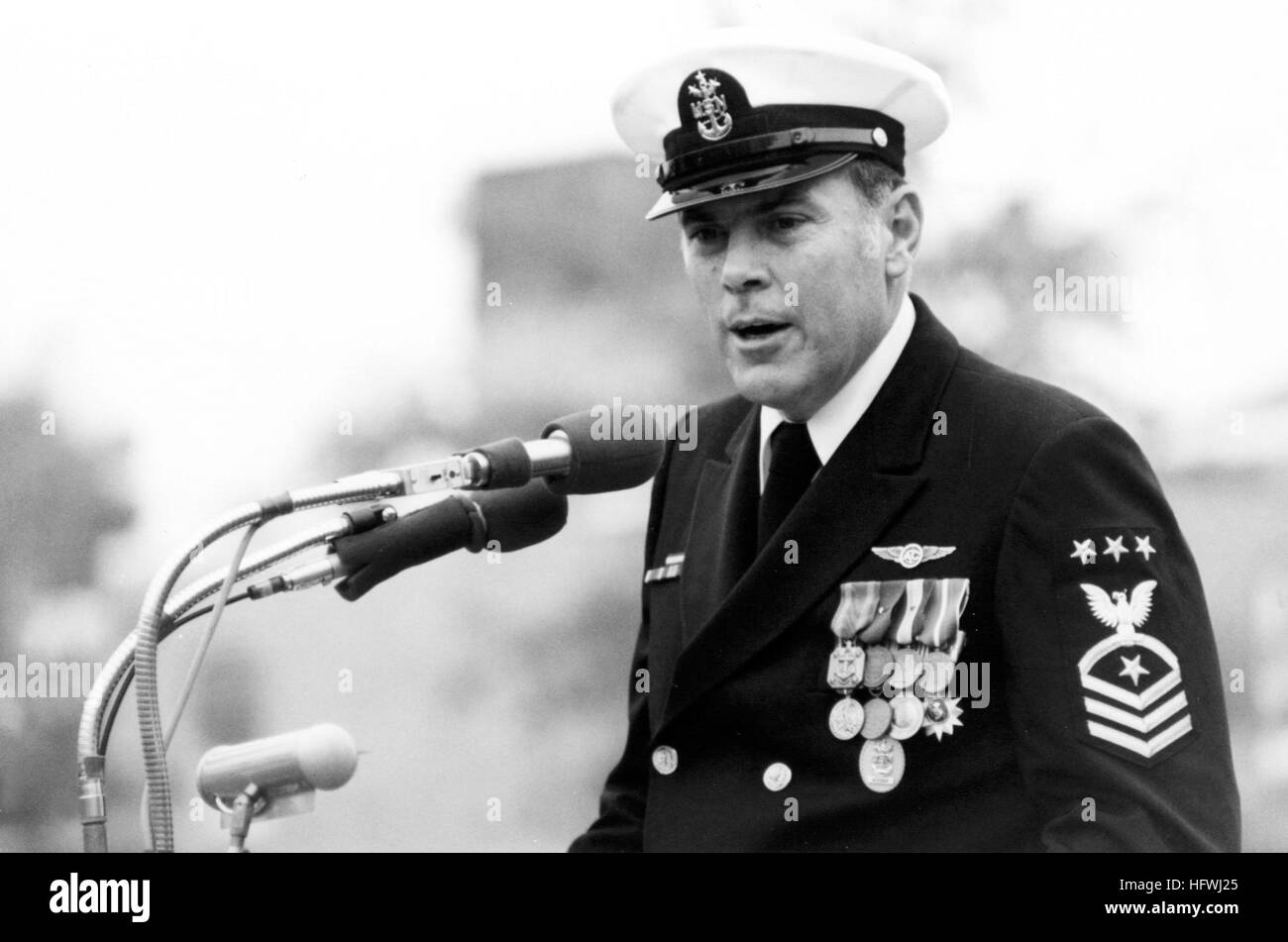 Master chief petty officer of the navy Black and White Stock Photos ...