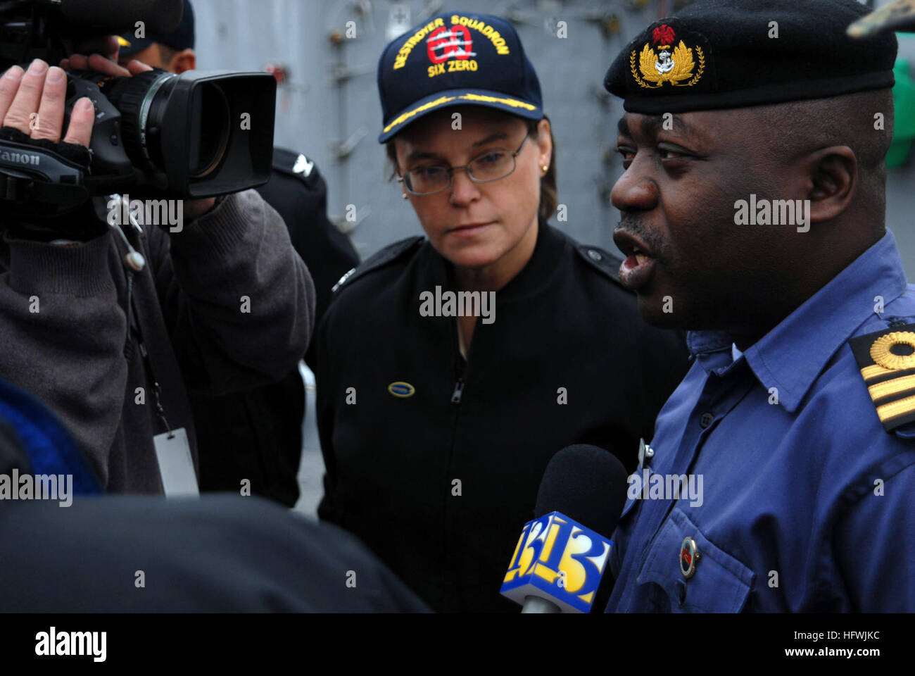 090114-N-1688B-017 NORFOLK (Jan. 14, 2009) Cdr. Enoch Bello, a Nigerian ...