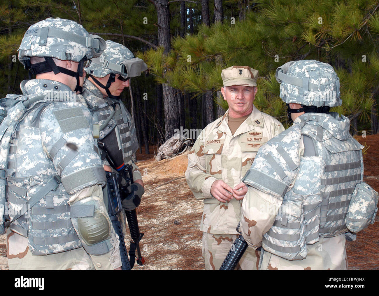 Sailors attend individual augmentee training at Fort Jackson, South ...