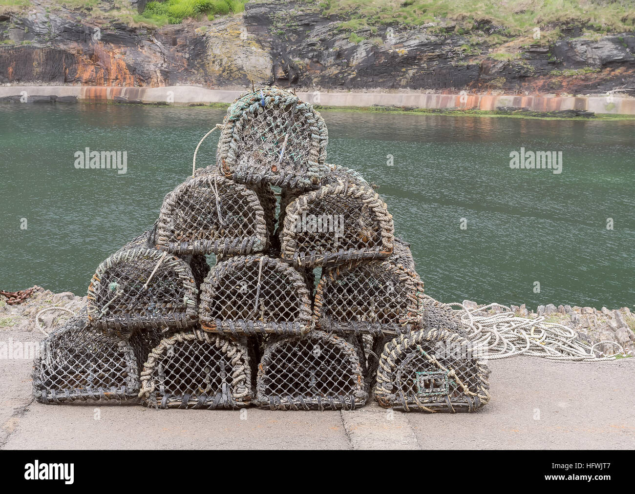 Traditional fish cages hi-res stock photography and images - Alamy