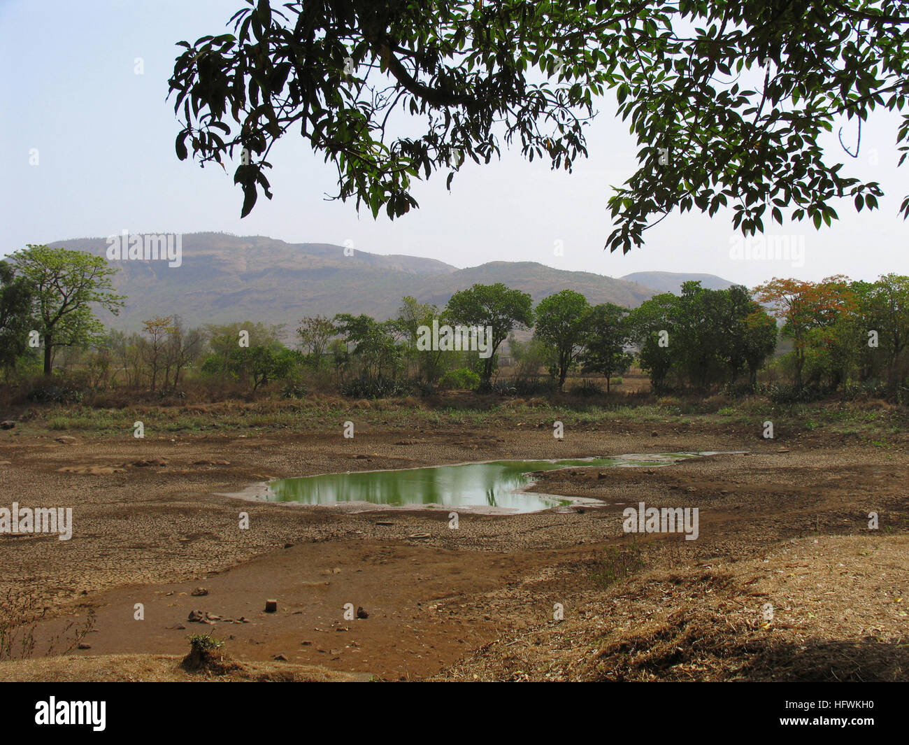 A dried lake in Maharashtra, India Stock Photo - Alamy