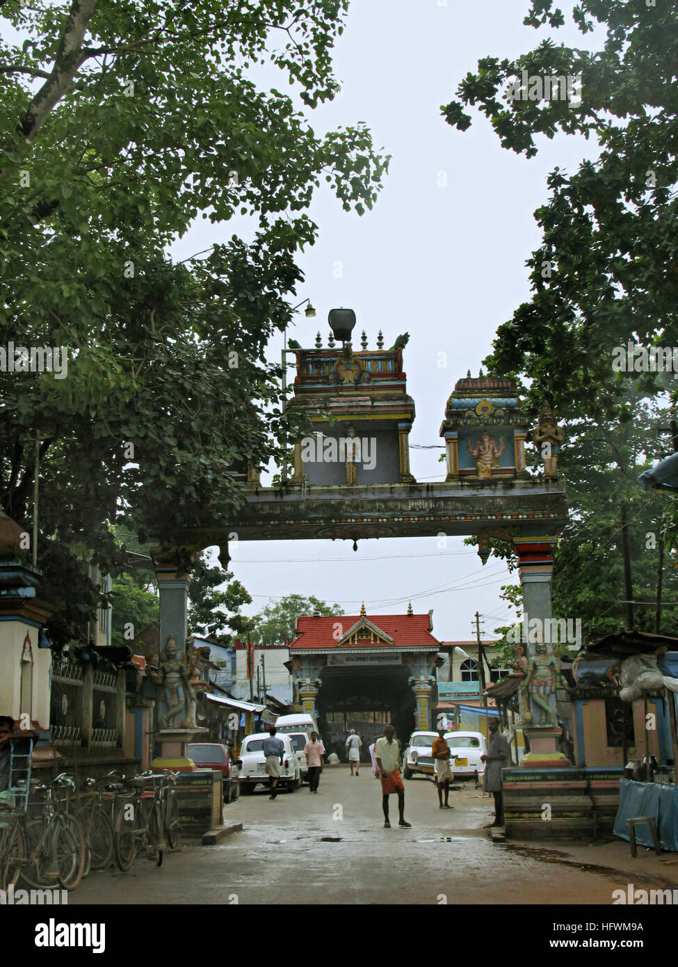 Entrance gate—Shri Krishna Temple, Ambalpuram, Kerala Stock Photo - Alamy