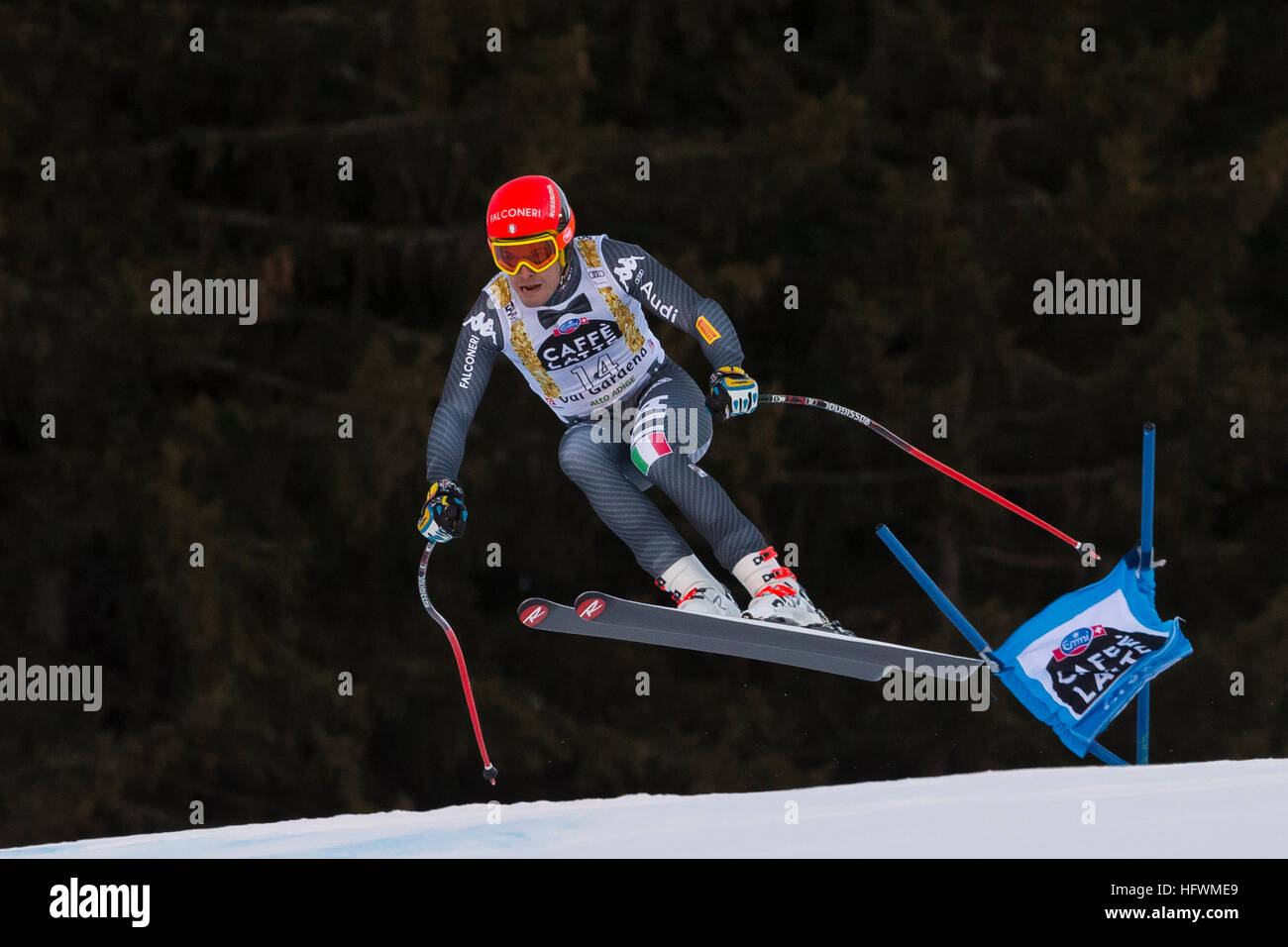 Val Gardena, Italy 16 December 2016. Innerhofer Christof(Ita) competing ...