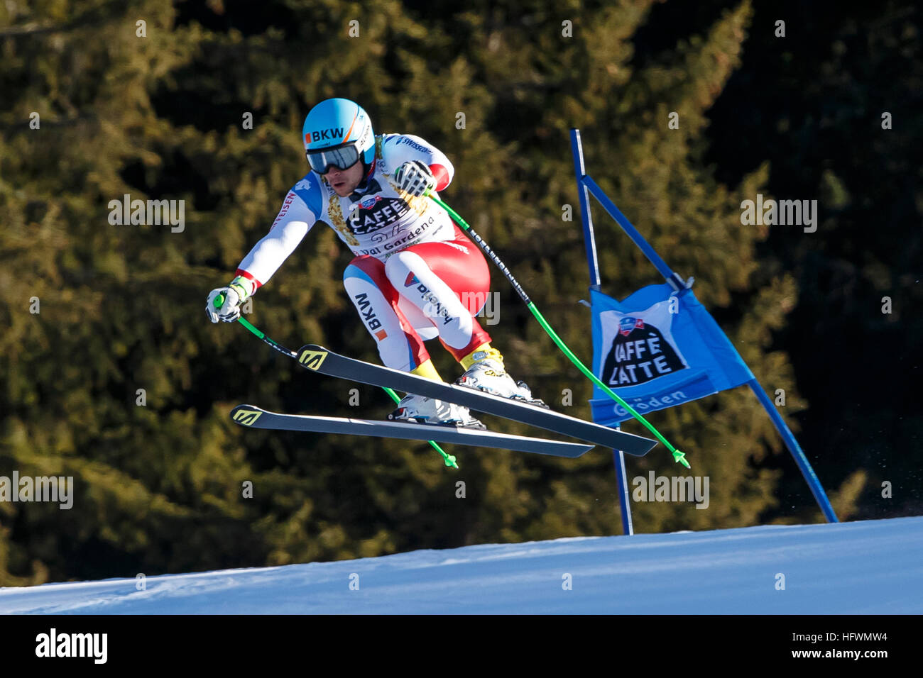 Val Gardena, Italy 16 December 2016. Kueng Patrick (Sui) competing in ...