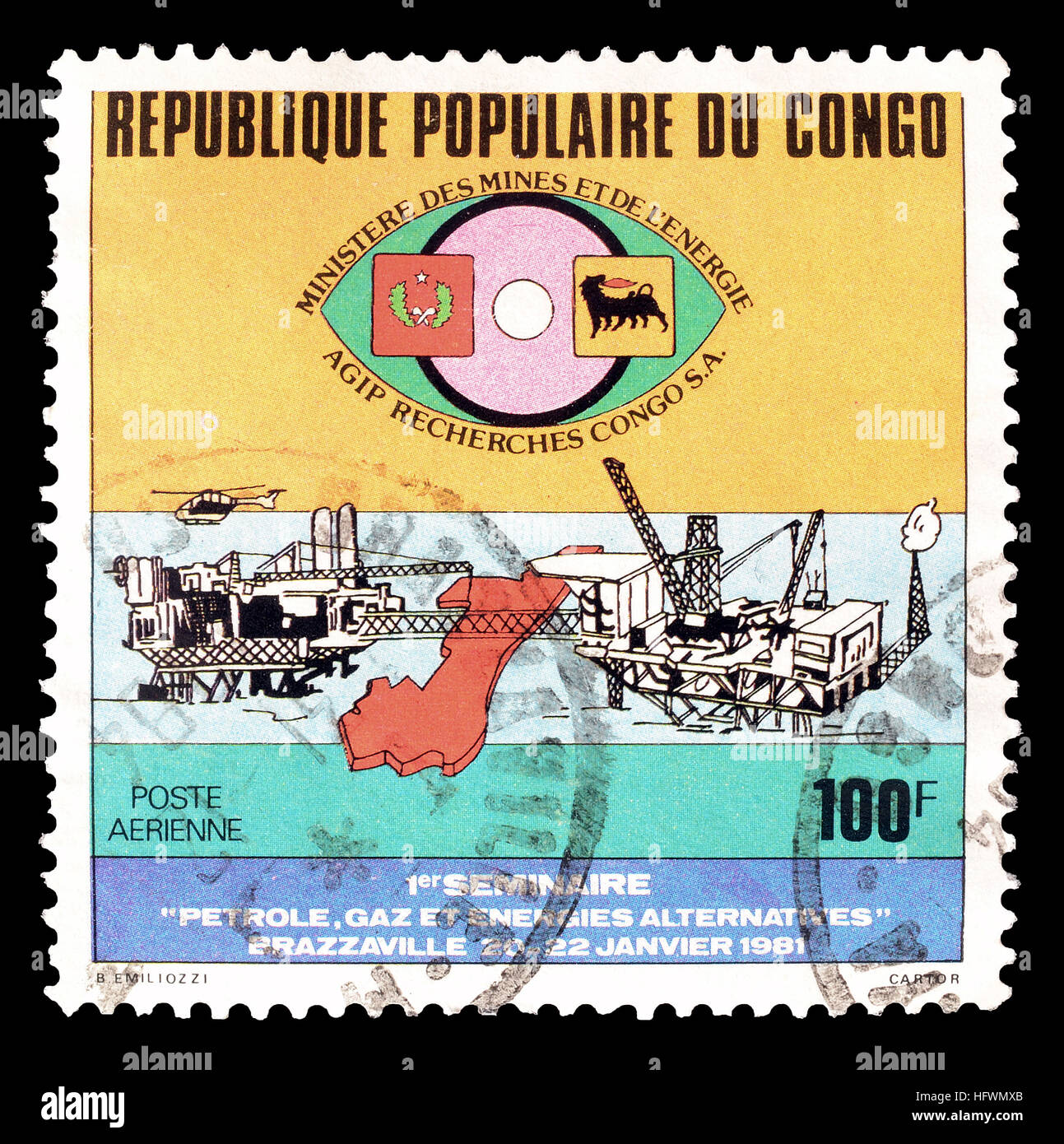 Congo stamp hi-res stock photography and images - Alamy