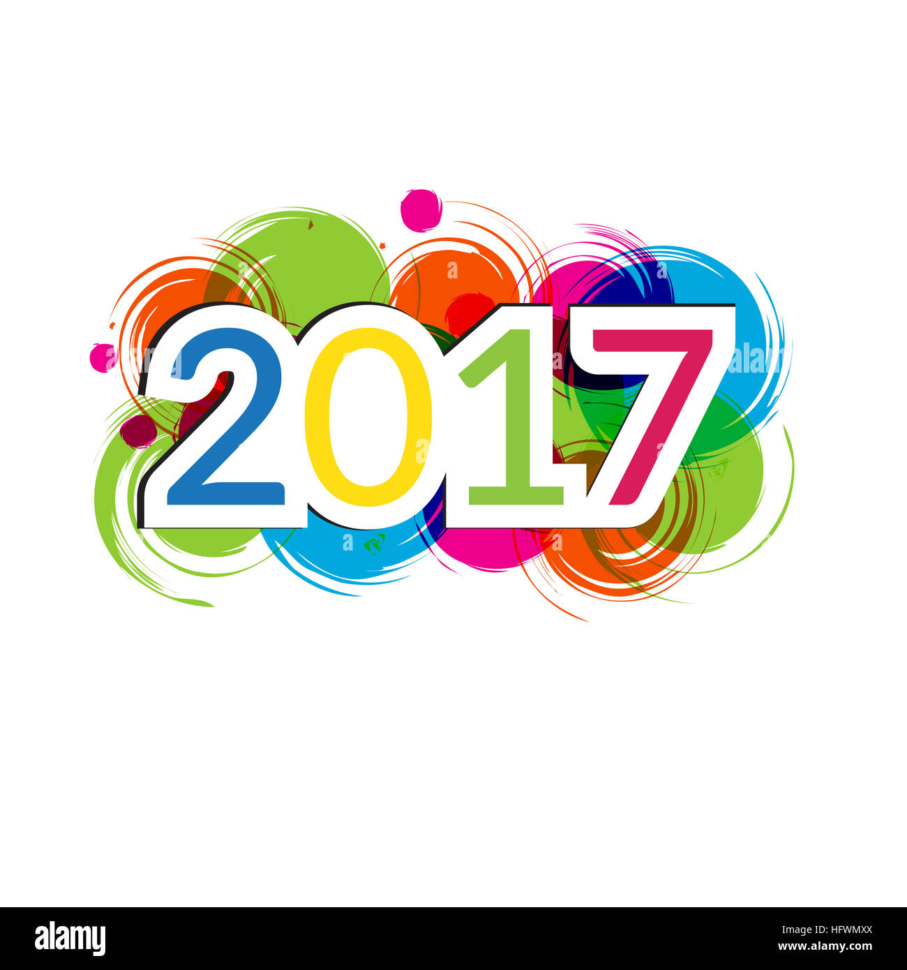 New Year 2017 Stock Photo - Alamy