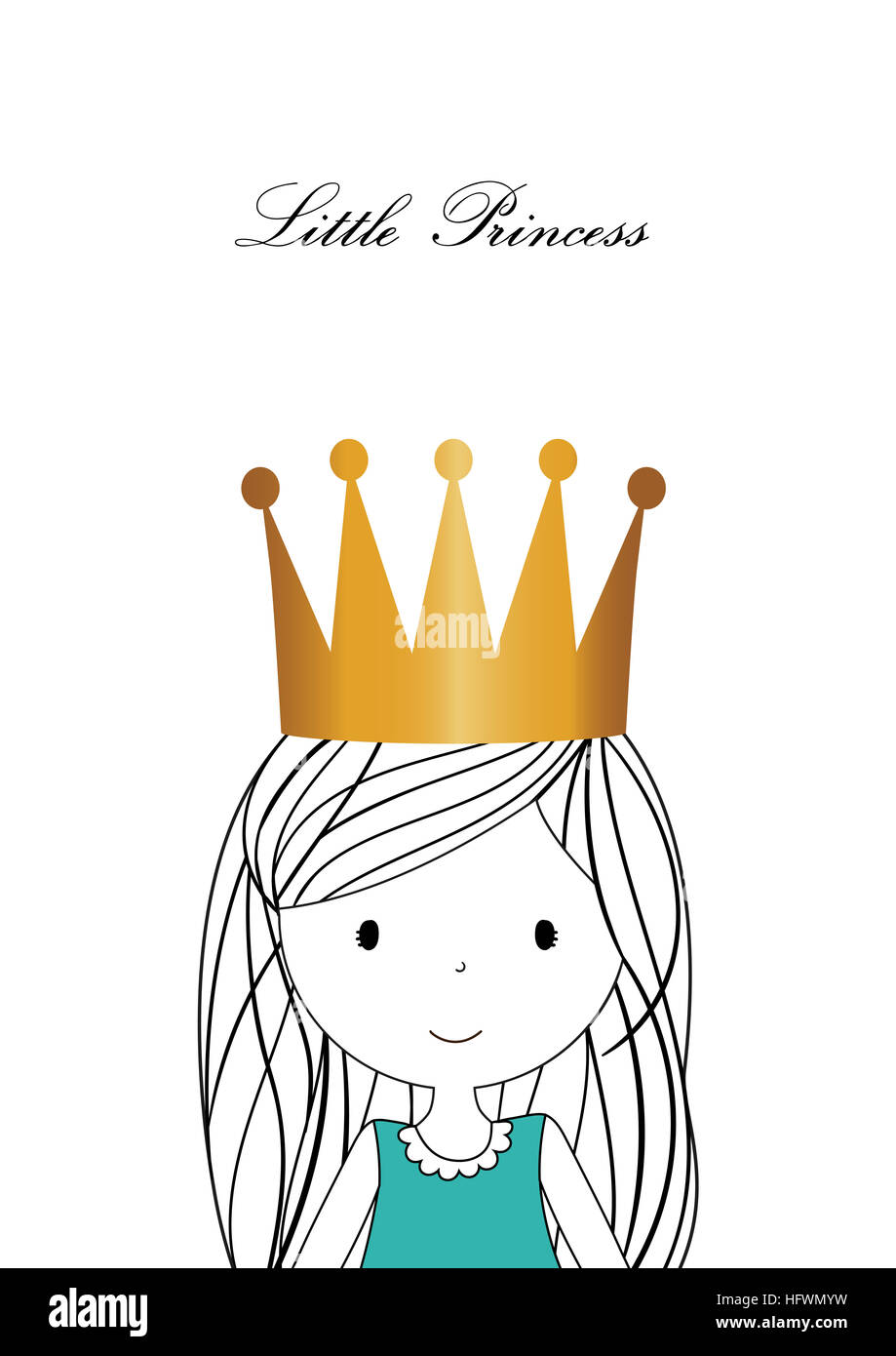 Child drawing princess fairytale hi-res stock photography and images ...