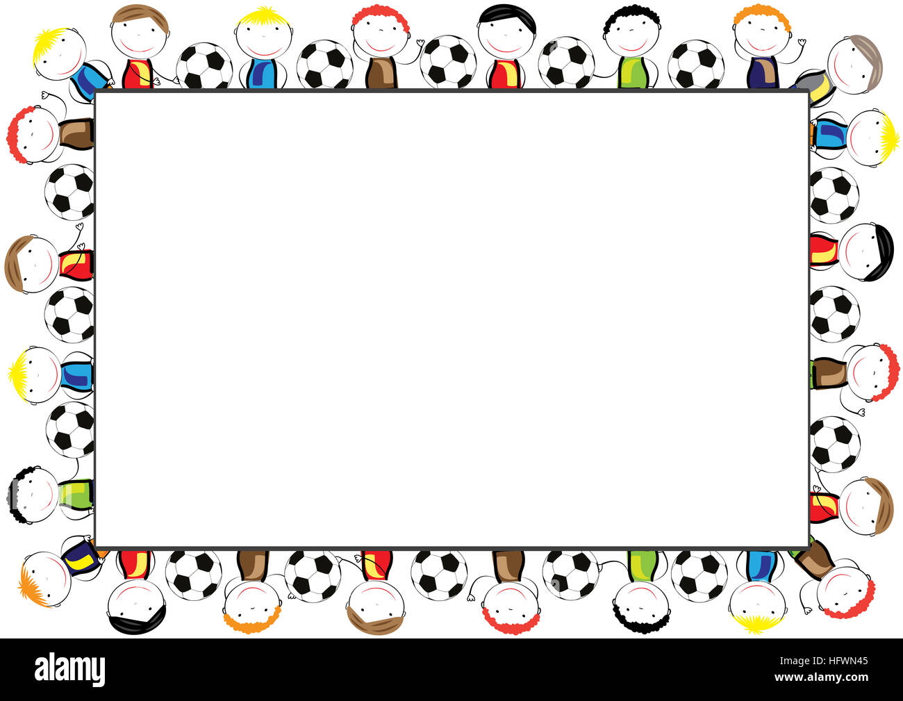 Colored frame for children Stock Photo - Alamy