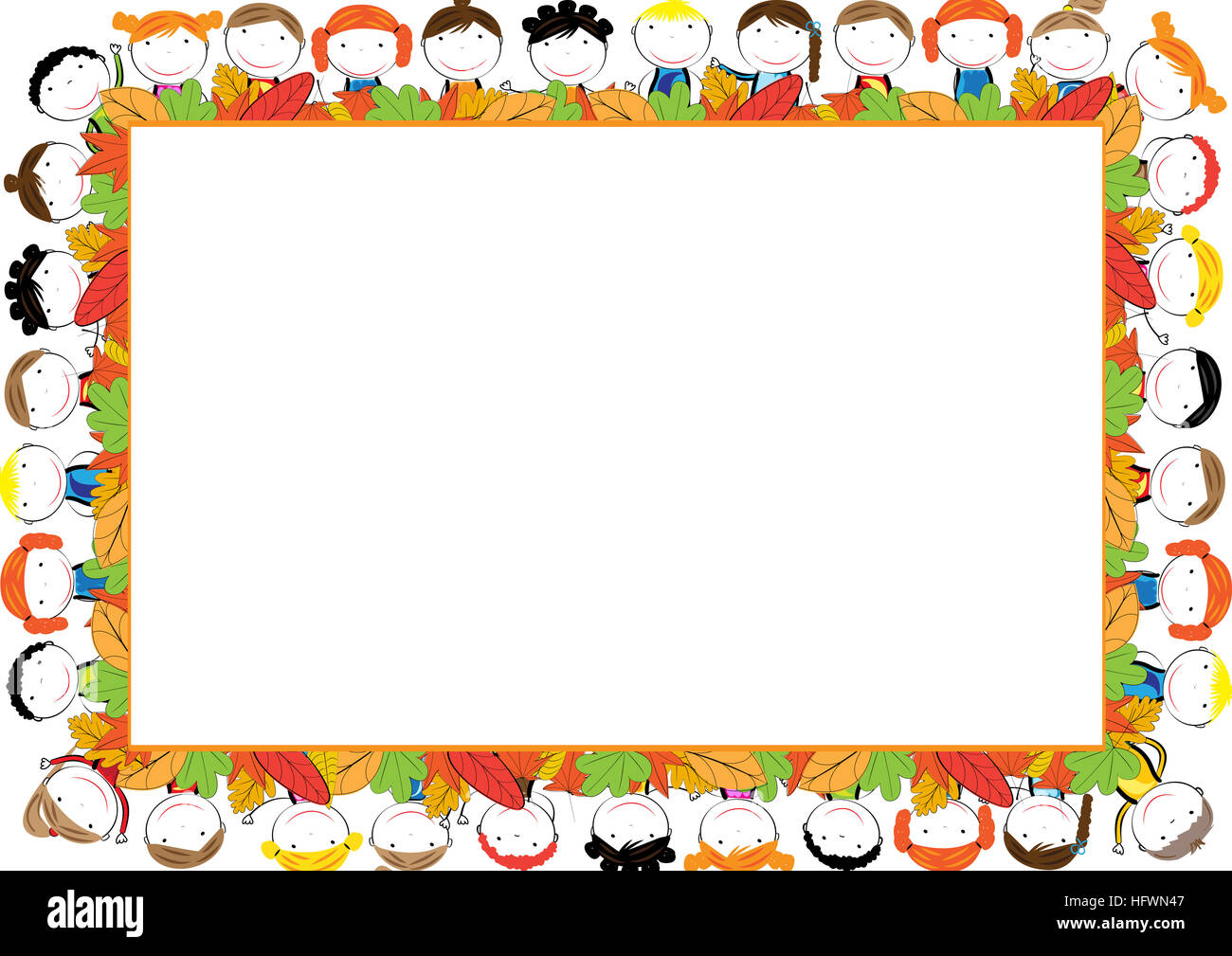 Colorful Borders And Frames For Kids Frame Cute Kids Love Clip Art For