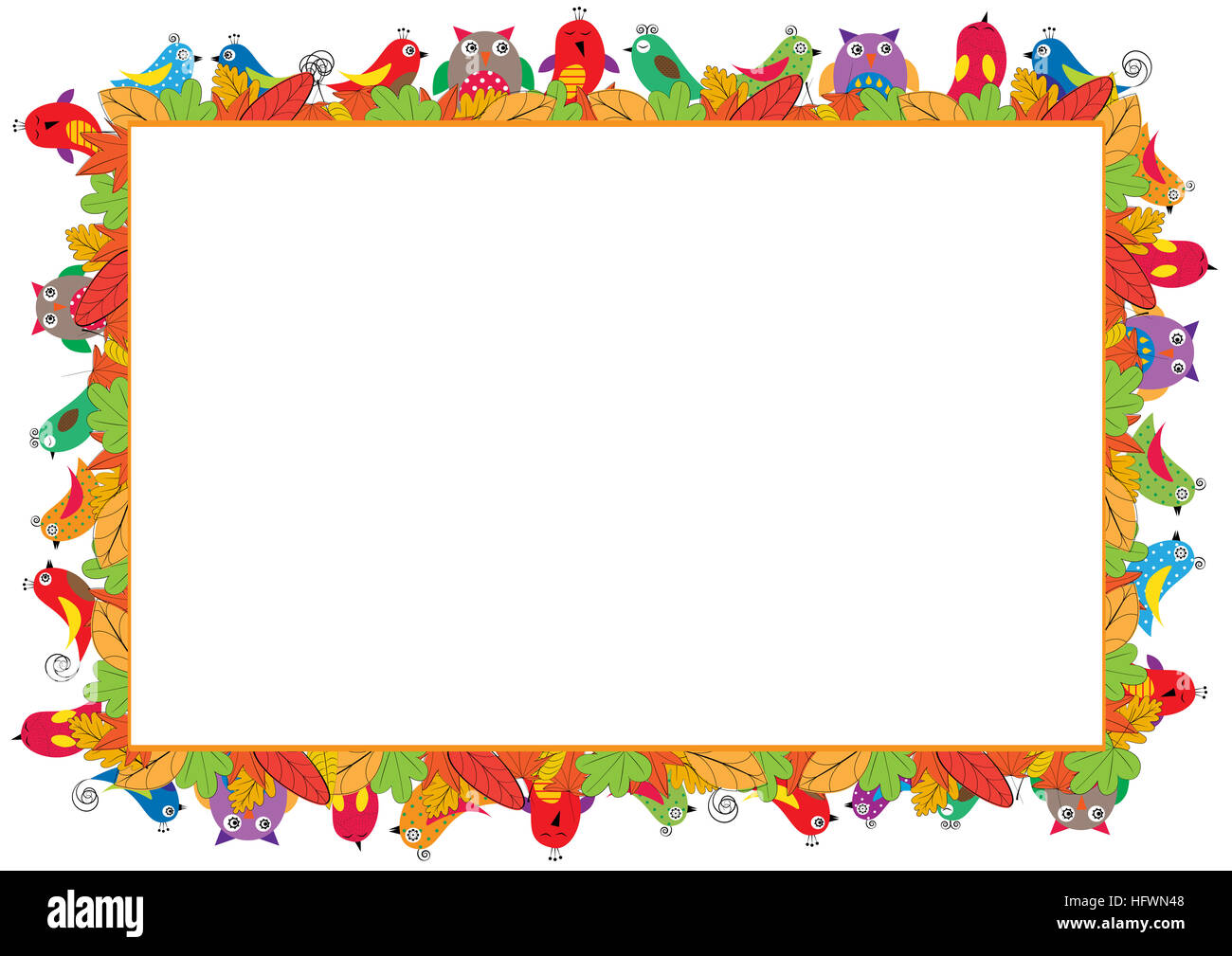 Colored frame for children Stock Photo - Alamy