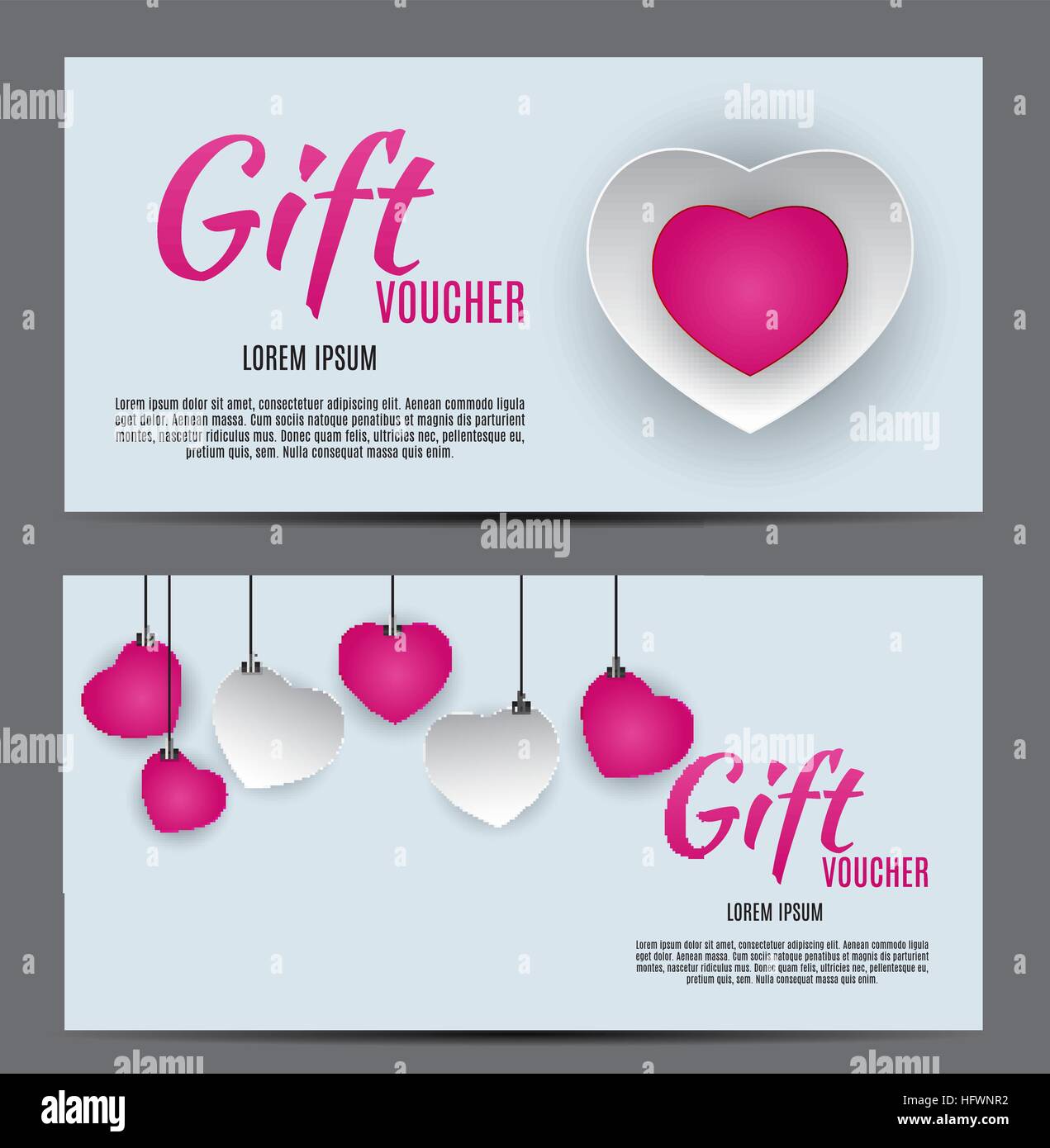 Valentine s Day Heart Symbol Gift Card. Love and Feelings Backgr Stock ...