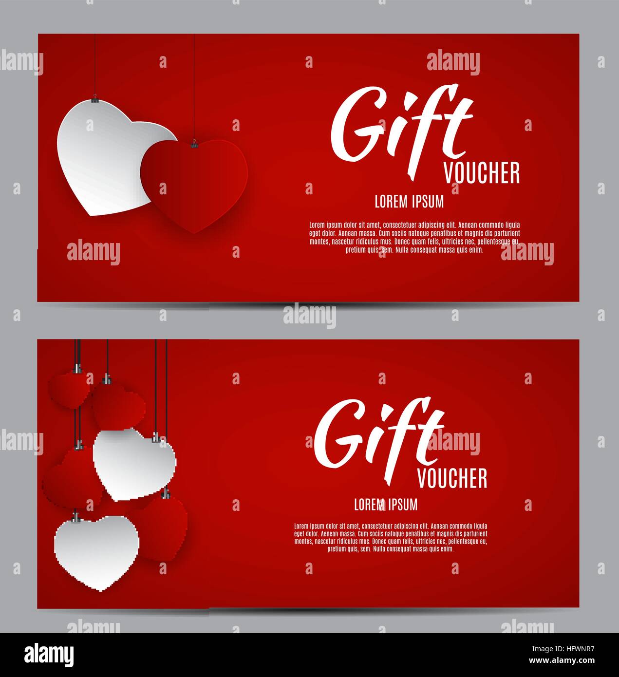 Valentine s Day Heart Symbol Gift Card. Love and Feelings Backgr Stock ...