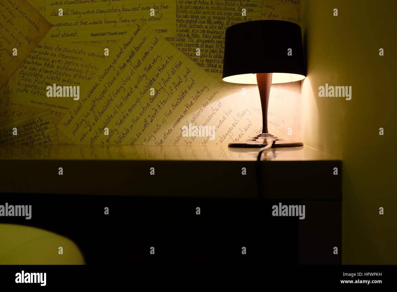 chair, room, interior, lamp, table Stock Photo - Alamy