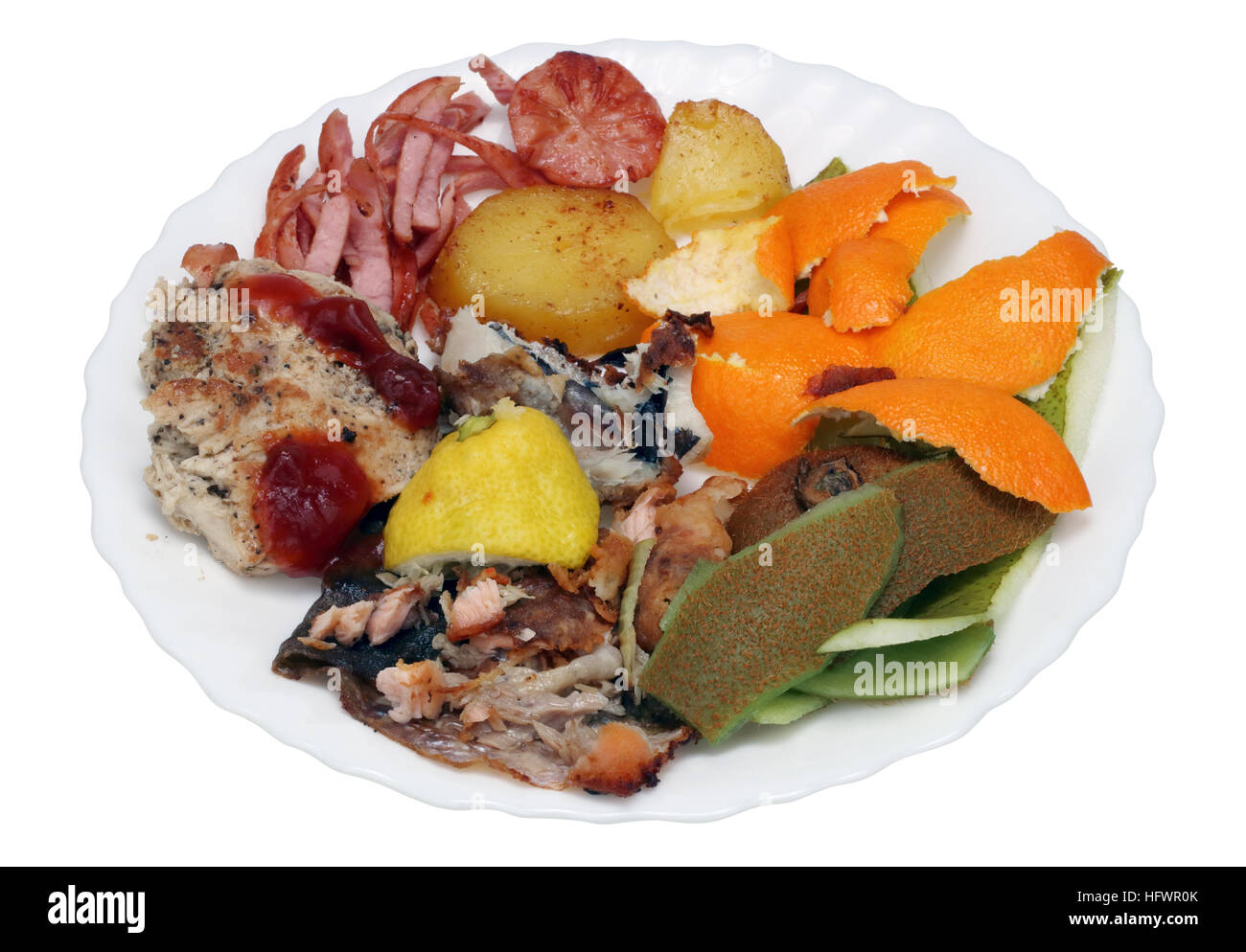 Pile of rotting food Cut Out Stock Images & Pictures - Alamy