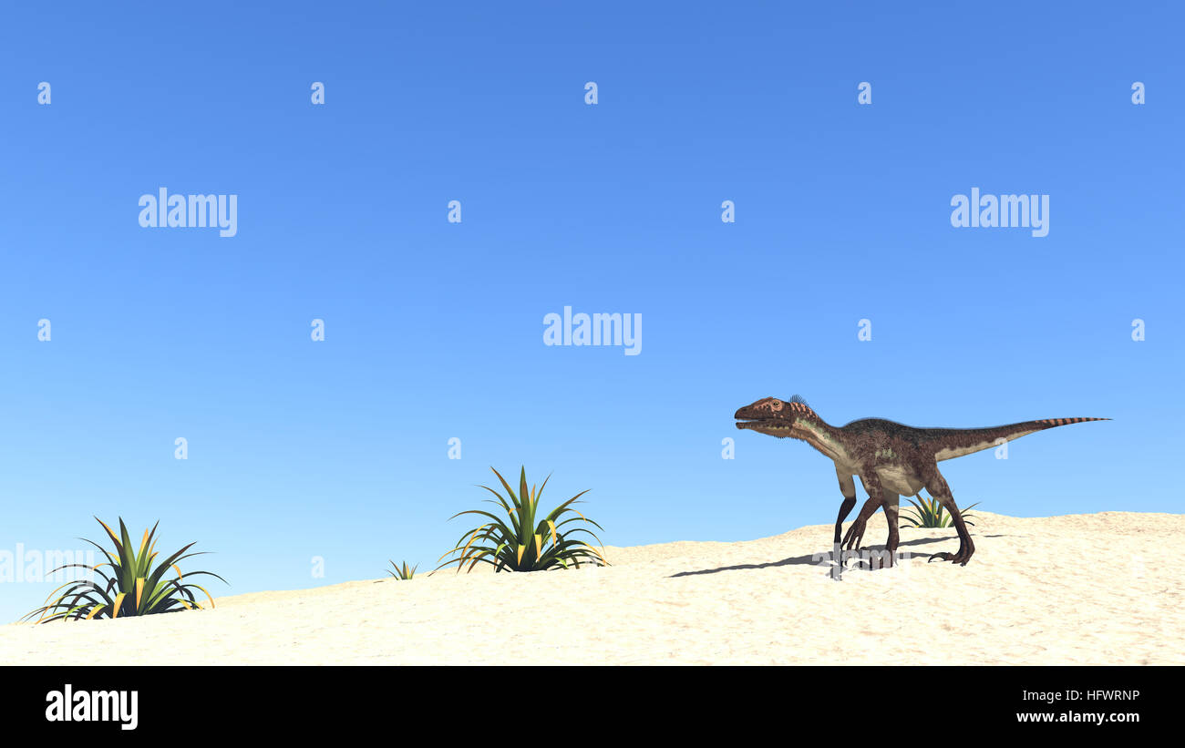 3d rendering of the running utahraptor Stock Photo - Alamy