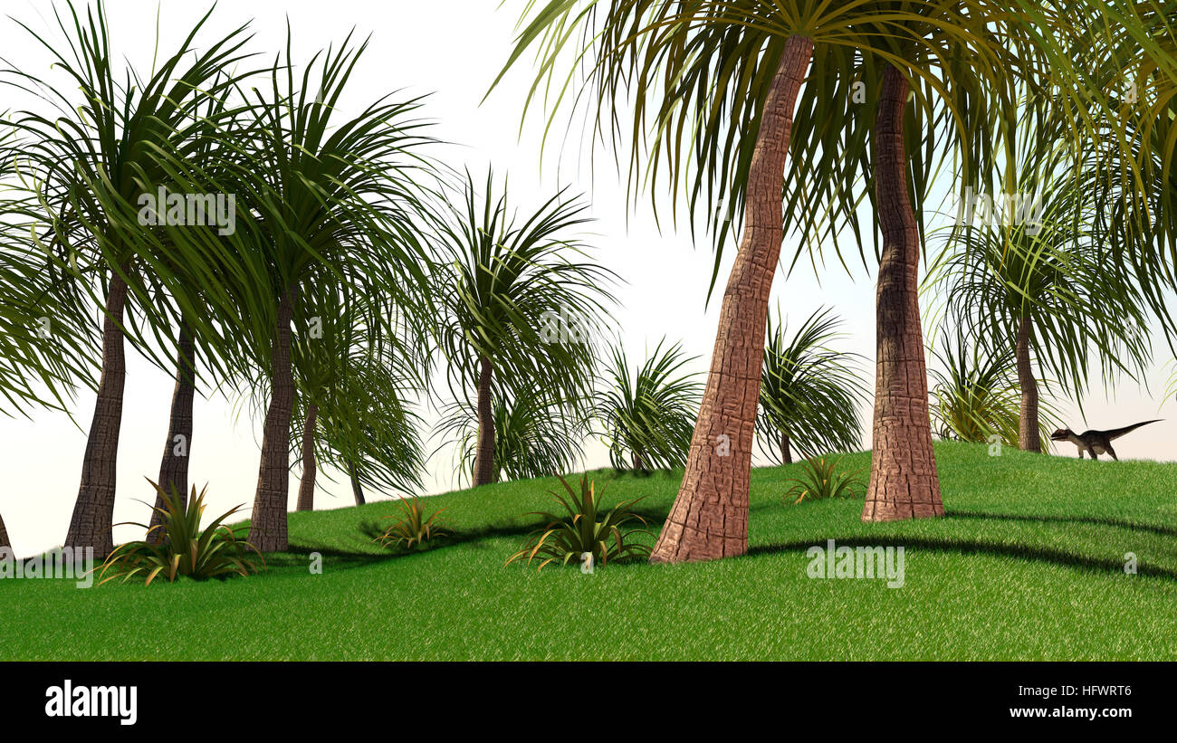 3d rendering of the running utahraptor Stock Photo - Alamy