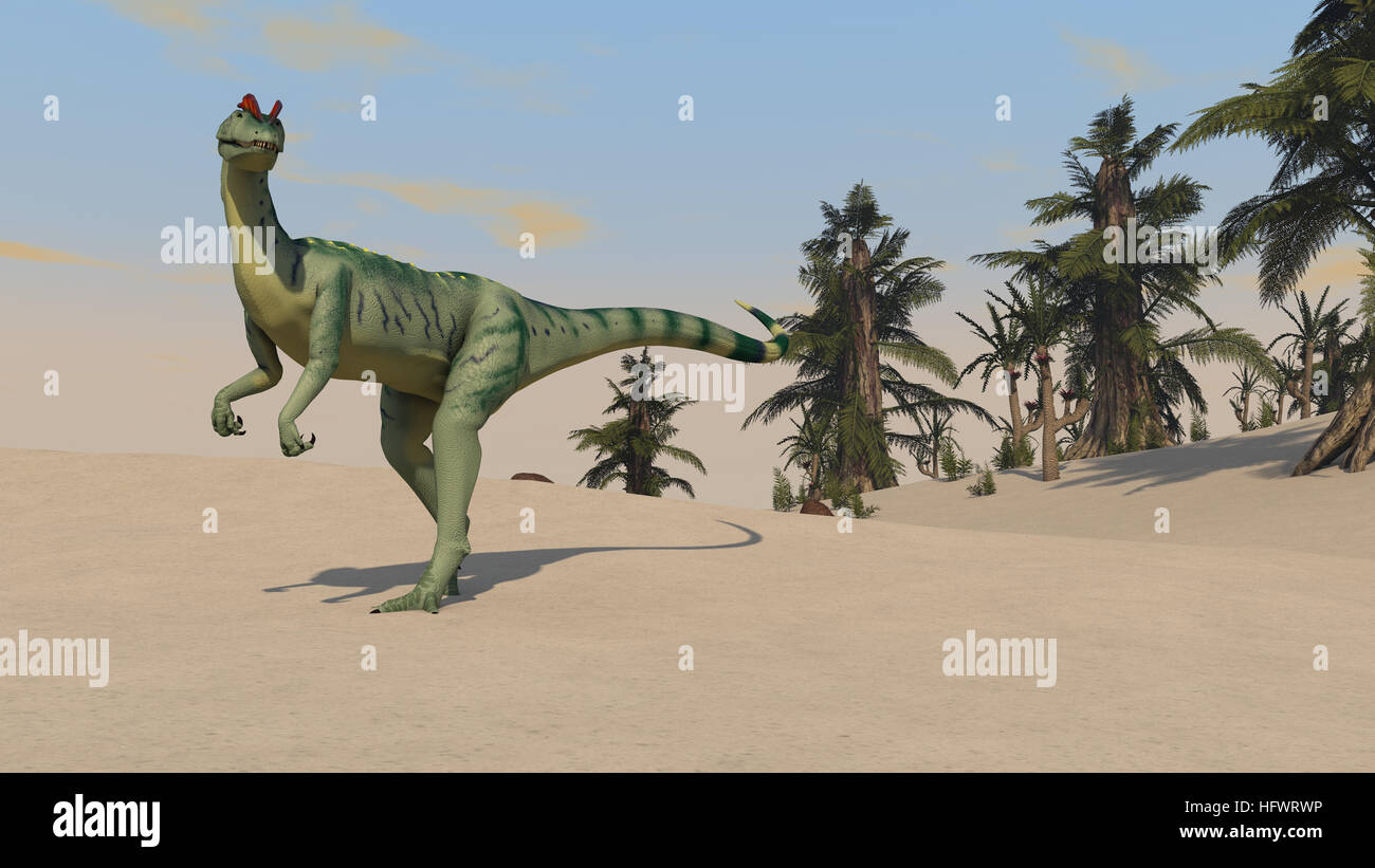 Dilophosaurus hunting dinosaurs hi-res stock photography and images - Alamy