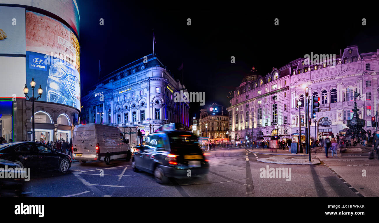 Piccadilly Circus at night Stock Photo - Alamy