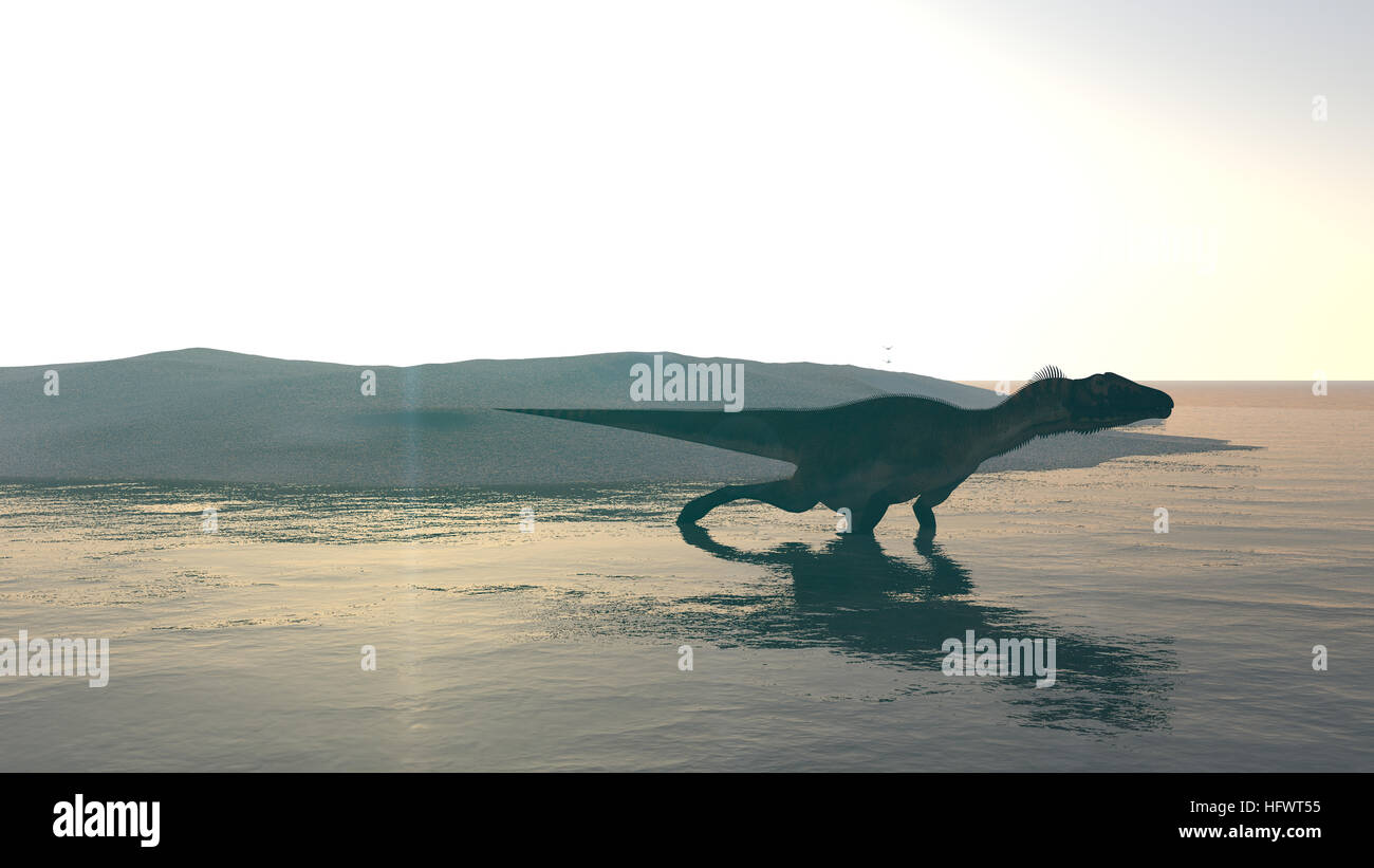 3d rendering of the running utahraptor Stock Photo - Alamy