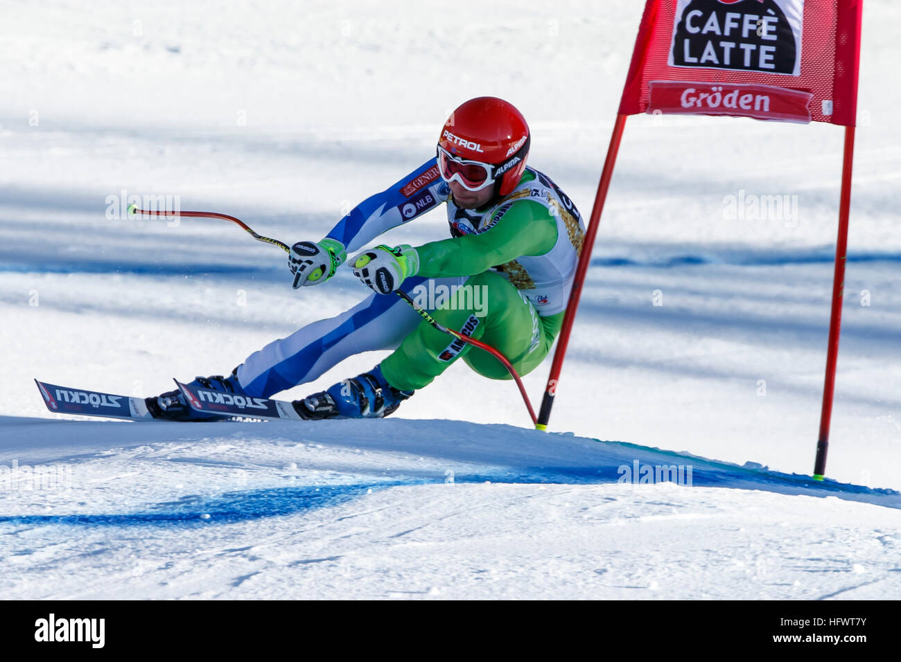 Val Gardena, Italy 16 December 2016. CATER Martin (Slo) competing in ...