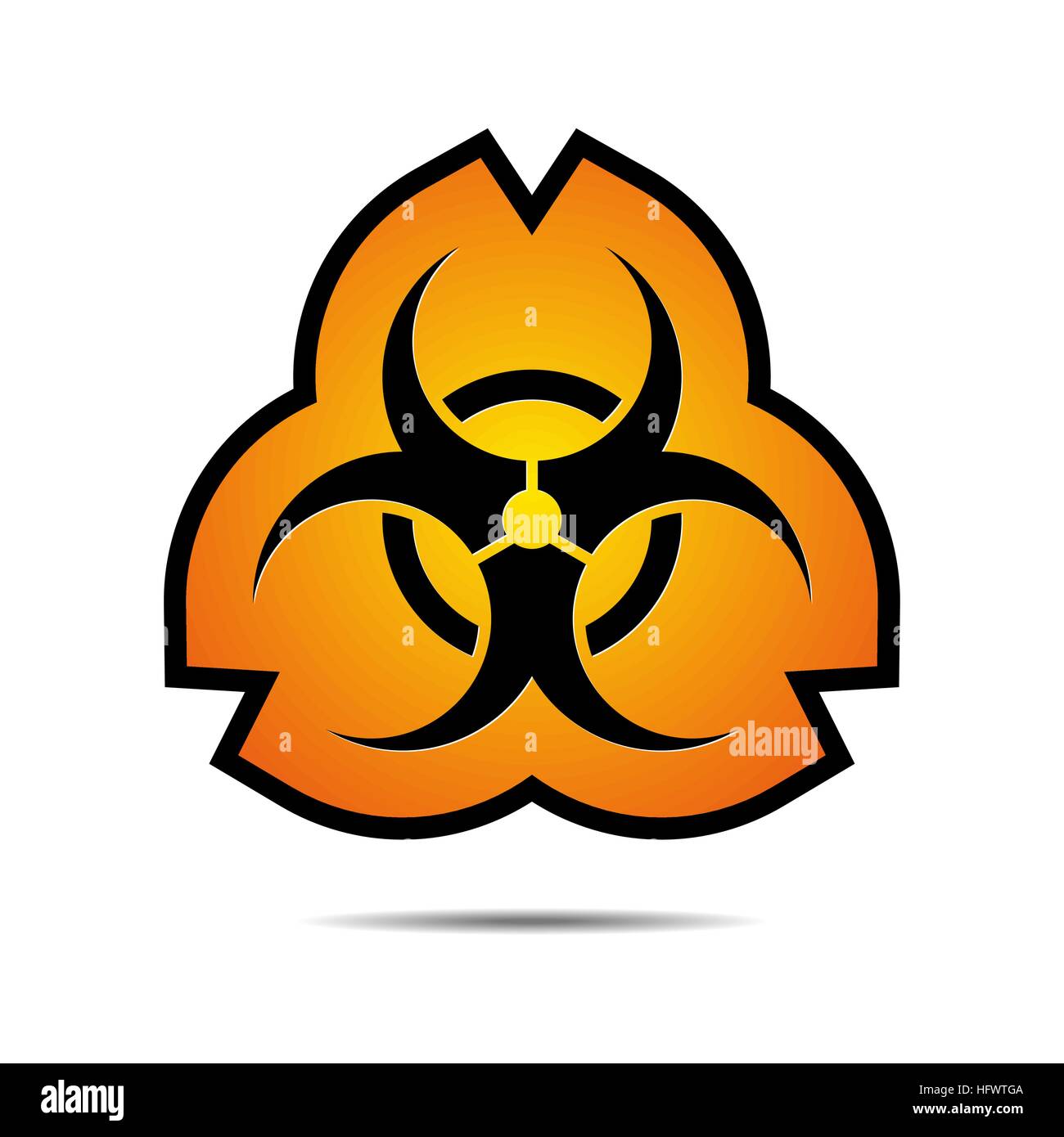 Orange risk area Stock Vector Images - Alamy