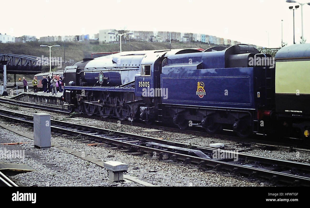 Merchant Navy Class Pacific 35005 Canadian Pacific Stock Photo - Alamy