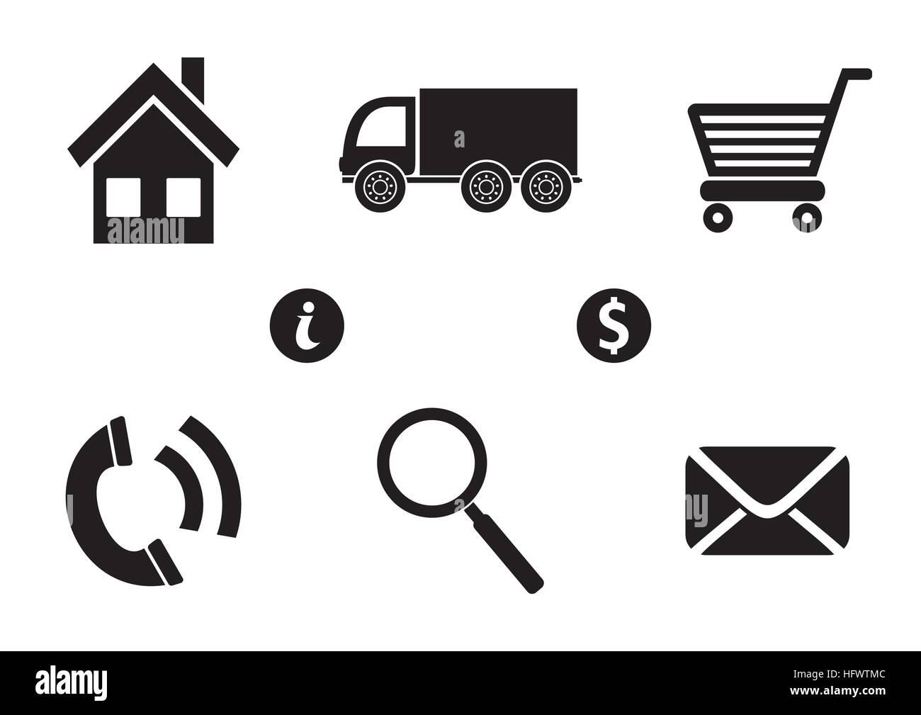 Electronic shopping center Stock Vector Images - Alamy