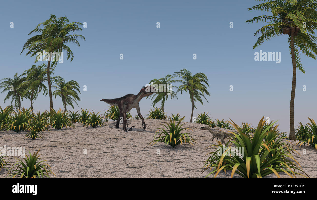 3d rendering of the running utahraptor Stock Photo - Alamy