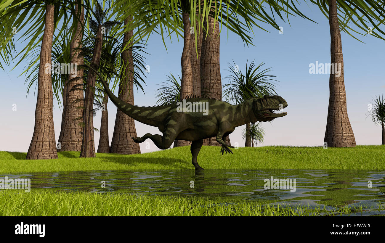 Carnivore yangchuanosaurus dinosaur hi-res stock photography and images ...