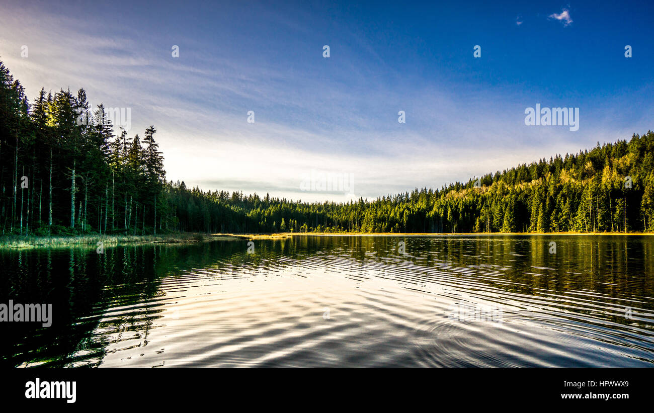 Famous Mike Lake in Golden Ears Provincial Park in beautiful British ...