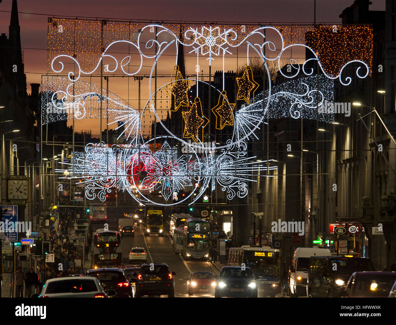 Aberdeen christmas lights hi-res stock photography and images - Alamy