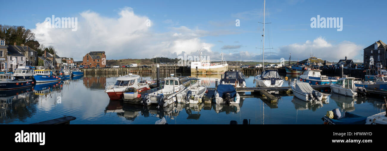 Padstow Harbour, Cornwall, England, United Kingdom, Europe Stock Photo ...