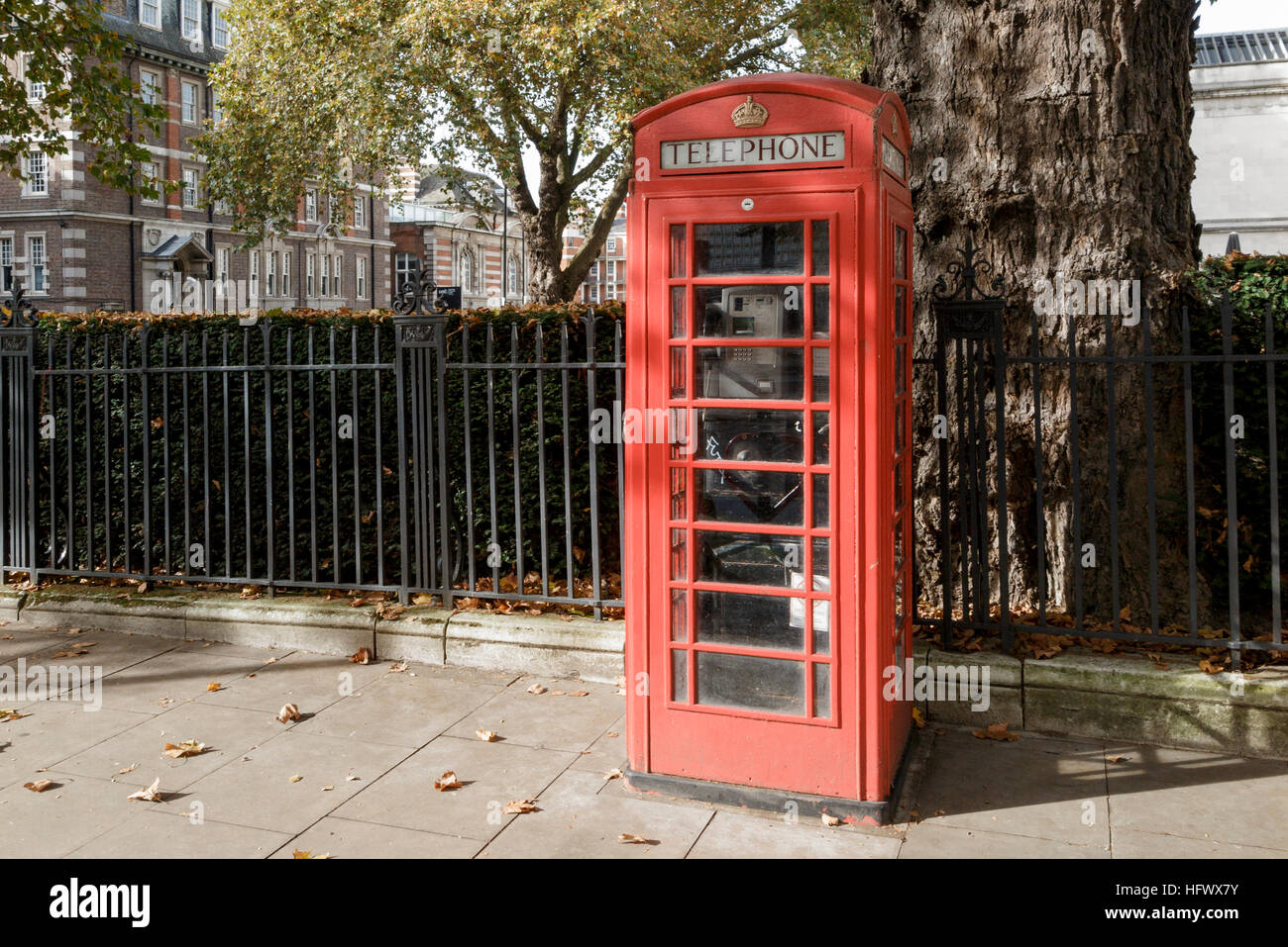 Old fashioned telephone box hi-res stock photography and images - Alamy