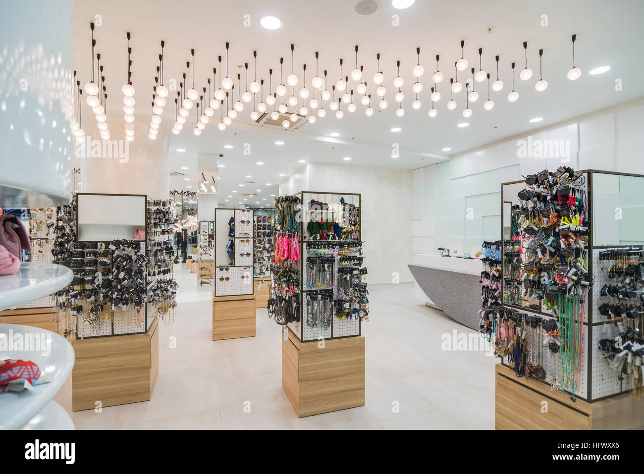 Modern store in shopping mall Stock Photo - Alamy