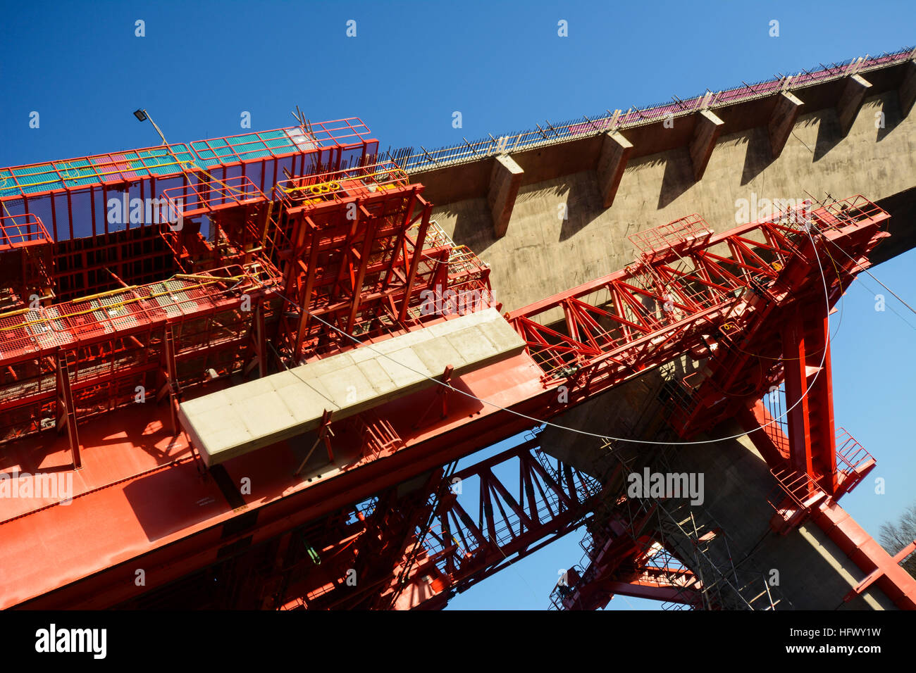 MSS Webster, one of two giant machines used to cast concrete for the ...