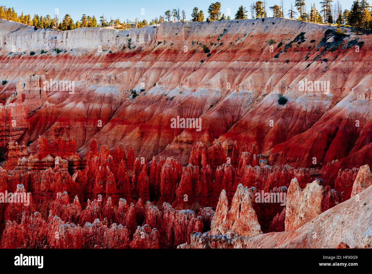 Bryce Canyon is a collection of natural amphitheaters aside of the ...